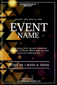 Free Editable Event Flyer Template