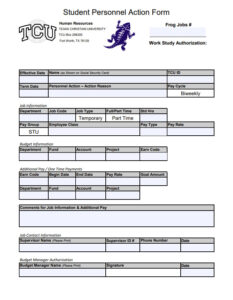 Printable Student Disciplinary Action Form