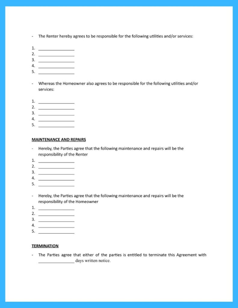 Rent Payment Agreement Template (Word)