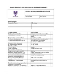 Residential Electrical Inspection Checklist Template
