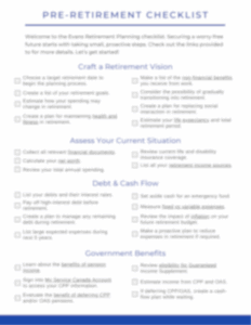 Free Printable Retirement Checklist Template