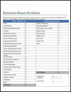 Free Printable Retirement Checklist Template