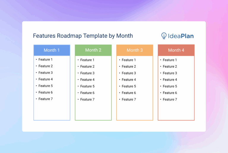 Free Customizable Roadmap Template (Excel)