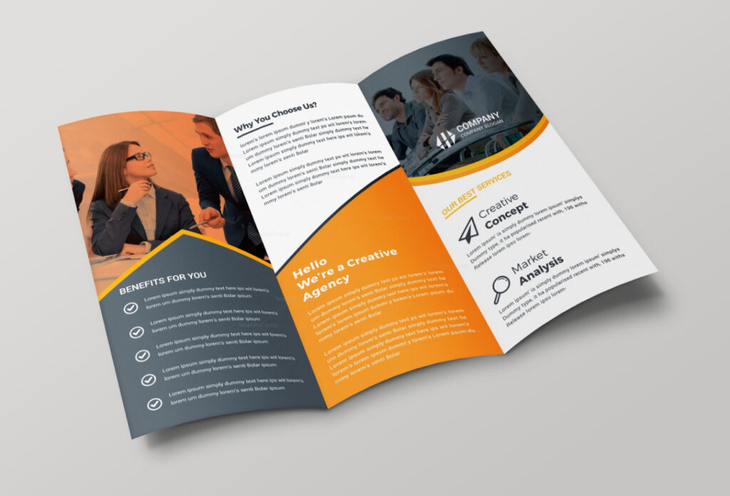 Editable Tri-Fold Leaflet Template (Word)